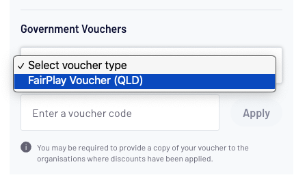 Government Vouchers – PlayHQ