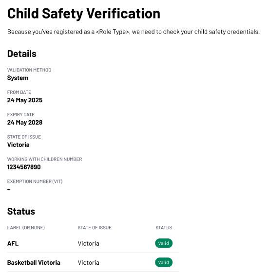 How to provide your WWCC details in PlayHQ – PlayHQ